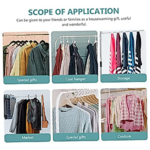 AOKWAWALIY Multi Clip Sock Rack Towel Drying Rack Baby Clothes Hangers Baseball caps Organizer Windproof Clothes Hanger Socks Drying Hanger Laundry Rack Household Sock Clip Skirt Hanger Shelf