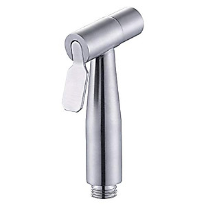 Handheld Bidet Sprayer Stainless Steel Sprayer Shattaf for Toilet, Brushed Nickel Bathroom Bidet Sprayer Head Only (01)