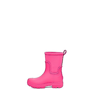 UGG Unisex-Child Droplet Mid Boot, Taffy Pink, 4 Big Kid