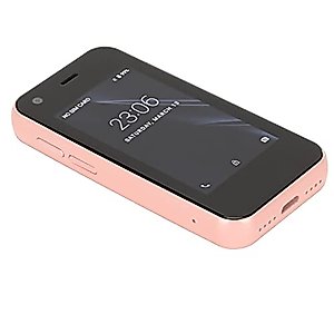 Dilwe XS11 Mini Smartphone for Kids, 3G 2.5Inch Student Pocket Cellphone WiFi GPS 1GB 8GB Quad Core Android Cell Phones, Great Kids and Students, 2MP/5MP Camera(2.5" Pink)