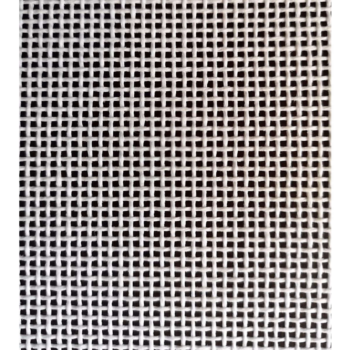 Zweigart Orange Line Blank MonoDeluxe 13-Mesh White Needlepoint Canvas 20" X 18"