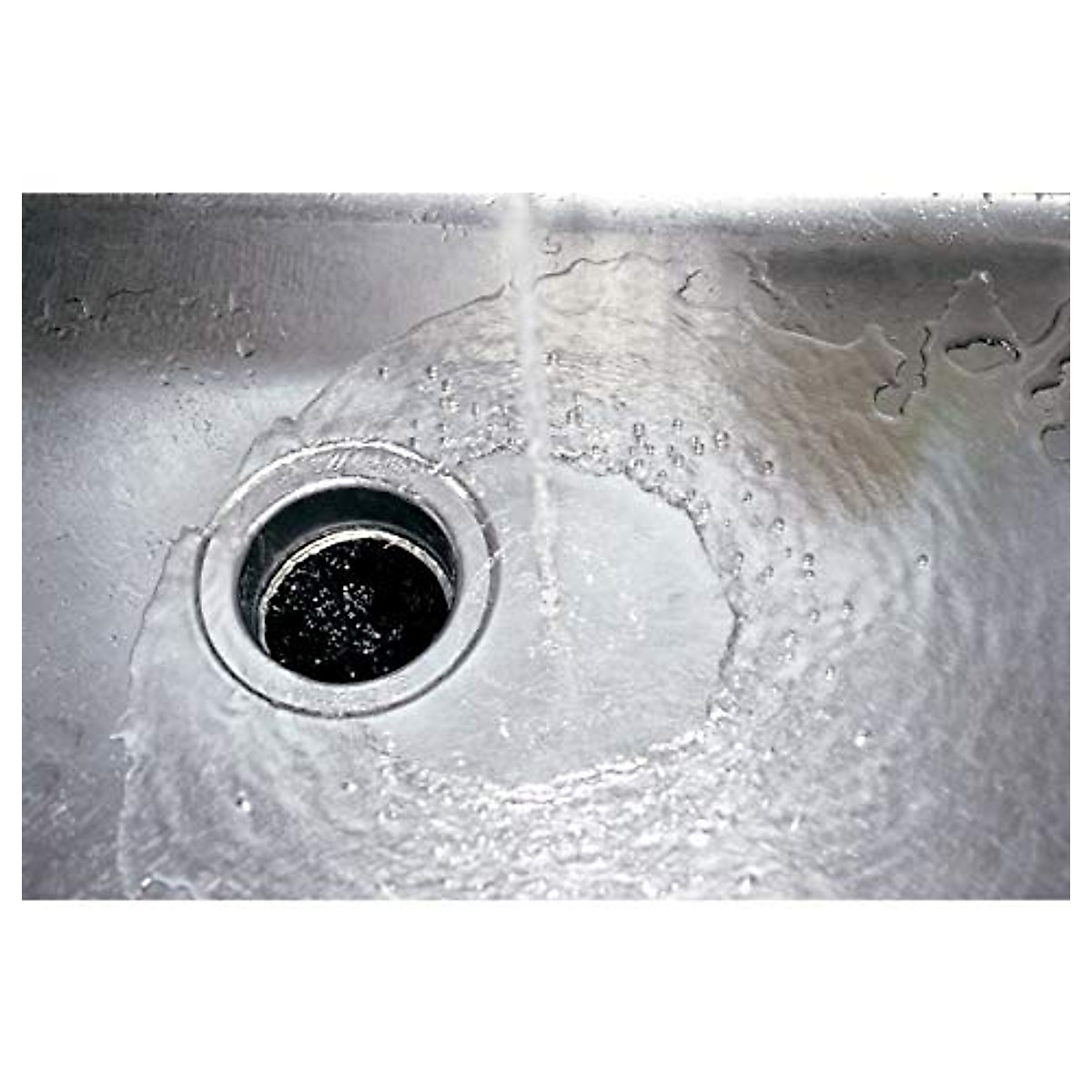 GE Continuous Feed Garbage Disposal, 3/4 Horsepower & 2,700+ RPM, Good for Grinding: Small Bones, Vegetable Peels, & Fruit Pits, Easy Install Kit Included, Non-Corded, GFC720N