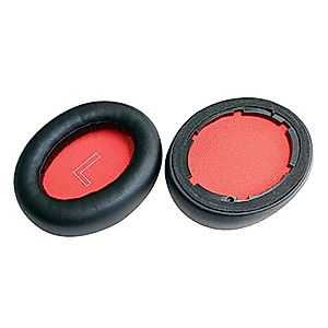 V-MOTA Earpads Compatible with Soundcore Anker Life Q10 / Q10bt Wireless Headset,Replacement Cushions Repair Part (Black+Red)