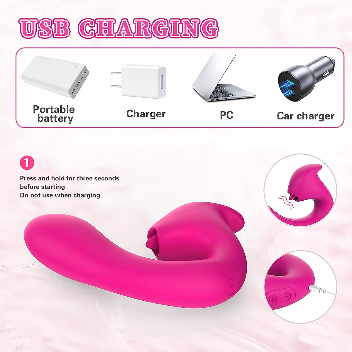 Anal Sex Toys for Women with APP Remote Control,Sex Toys Tongue Licking Vibrator with 10 Powerful Vibrations,Wearable G-Spot Dildo Toy Clitoral Rechargeable Gifts Stimulator Vibrador Massager