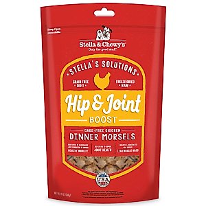 Stella & Chewy's Stella's Solutions Hip & Joint Boost Cage-Free Chicken Dinner Morsels Freeze-Dried Raw Dog Food, 13 oz.