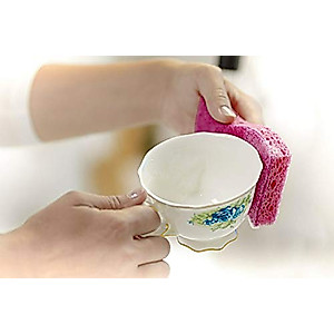 Scotch-Brite Brite Delicate Sponge, 3 Count (Pack of 8), Multi-Color