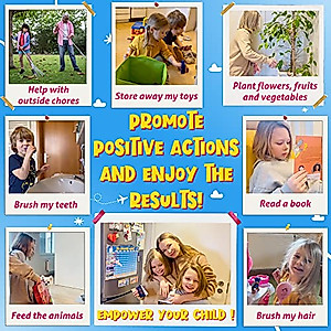 US Teacher-Designed Reward Chart by ParentaliTips - 120 Magnetic Chores for Multiple Kids - 456 Tokens - ADHD & Autism Visual Schedule - Toddler Chore - Daily Behavior Chart - Bedtime Routine
