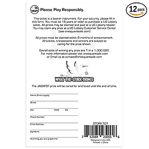 OneSquare 10pk- Pregnancy Announcement Scratch Off Lottery Tickets | Sentimental Mommy To Be, Baby Birth, Celebratory Invitation | Great for Family and Friends Memorable Scrapbooks and Keepsakes