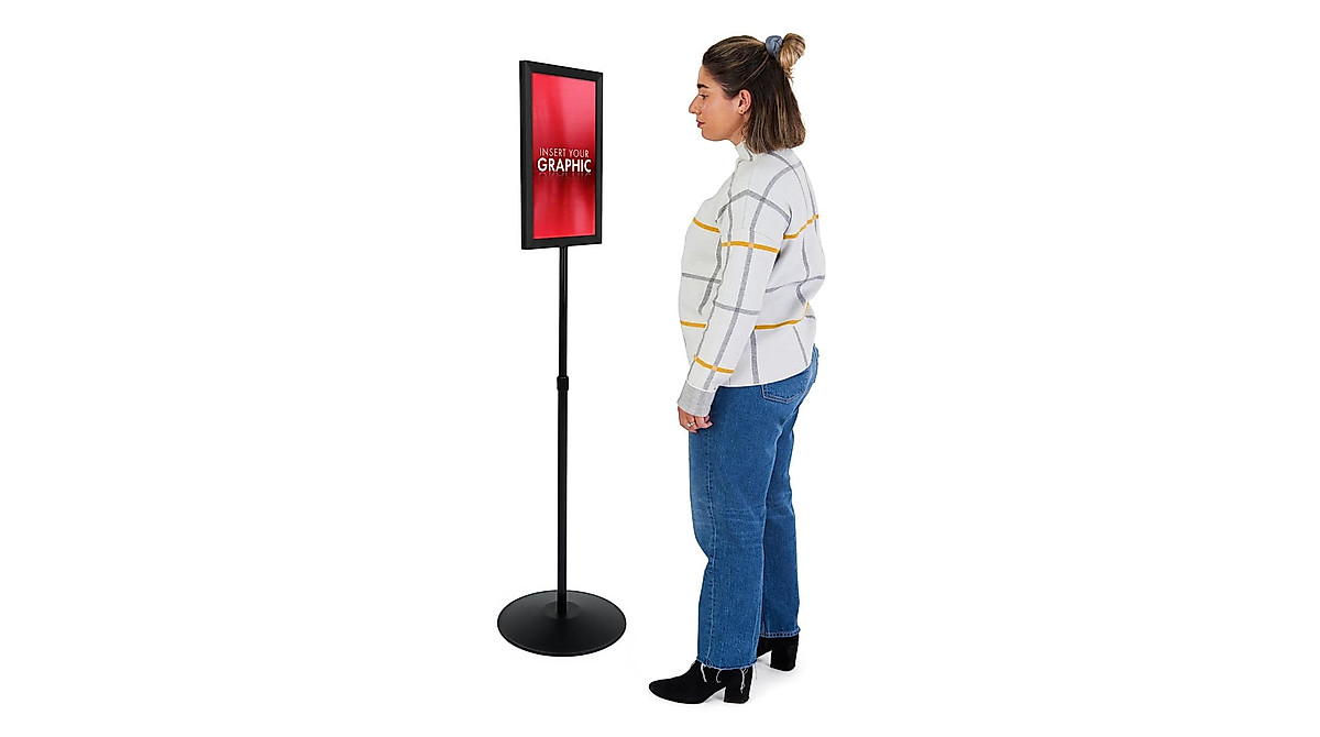 11x17 Adjustable Sign Stand - Double-Sided Display