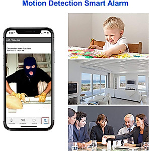 Boveila Spy Camera Hidden Camera Nanny Cam, Wi-Fi Mini 1080P HD Portable Wireless Camcorder Video Recorder IP Cameras with Motion Detection for Home Security Monitoring