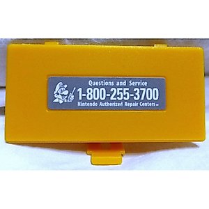 Game Boy Pocket (GBP) Yellow Battery Compartment Cover (Lid, Door)