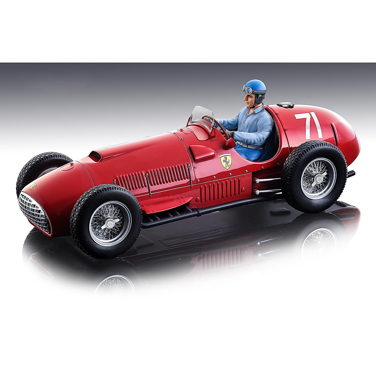 375#71 Alberto Ascari Winner Formula One F1 Nurburgring GP (1951) with Driver Figure Mythos Series Limited Edition to 80 Pieces Worldwide 1/18 Model Car by Tecnomodel TMD18-63D