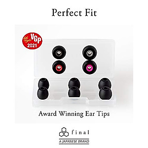 Final A4000 in-Ear Wired Noise Isolating High Precision Clear and Transparent Sound Earphones