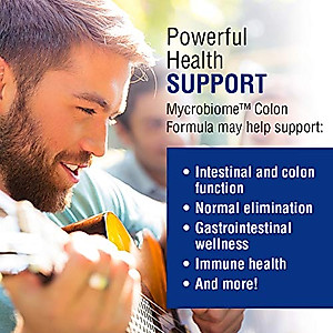 SOLARAY Mycrobiome Probiotic Colon Formula | Formulated to Support Healthy Intestinal & Colon Function, Immunity & More | 50 Billion CFU | 30 VegCaps