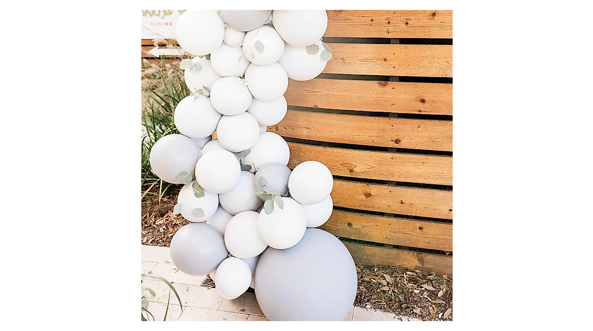 Voircoloria 66 Pack Gray Balloons for Every Celebration