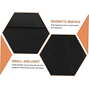 Cabilock 5pcs Bill Folder Mini Notepad Nurse Note pad Decorative Paper Clips Low Profile Clip Boards clipboard Standard Clip Mini memo clipboards Office Supply exam Paper Clips Paper Base