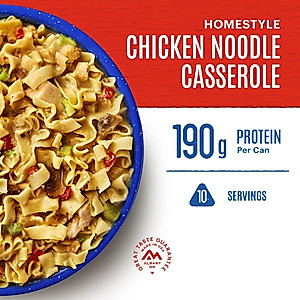 Mountain House Homestyle Chicken Noodle Casserole | Freeze Dried Survival & Emergency Food | #10 Can