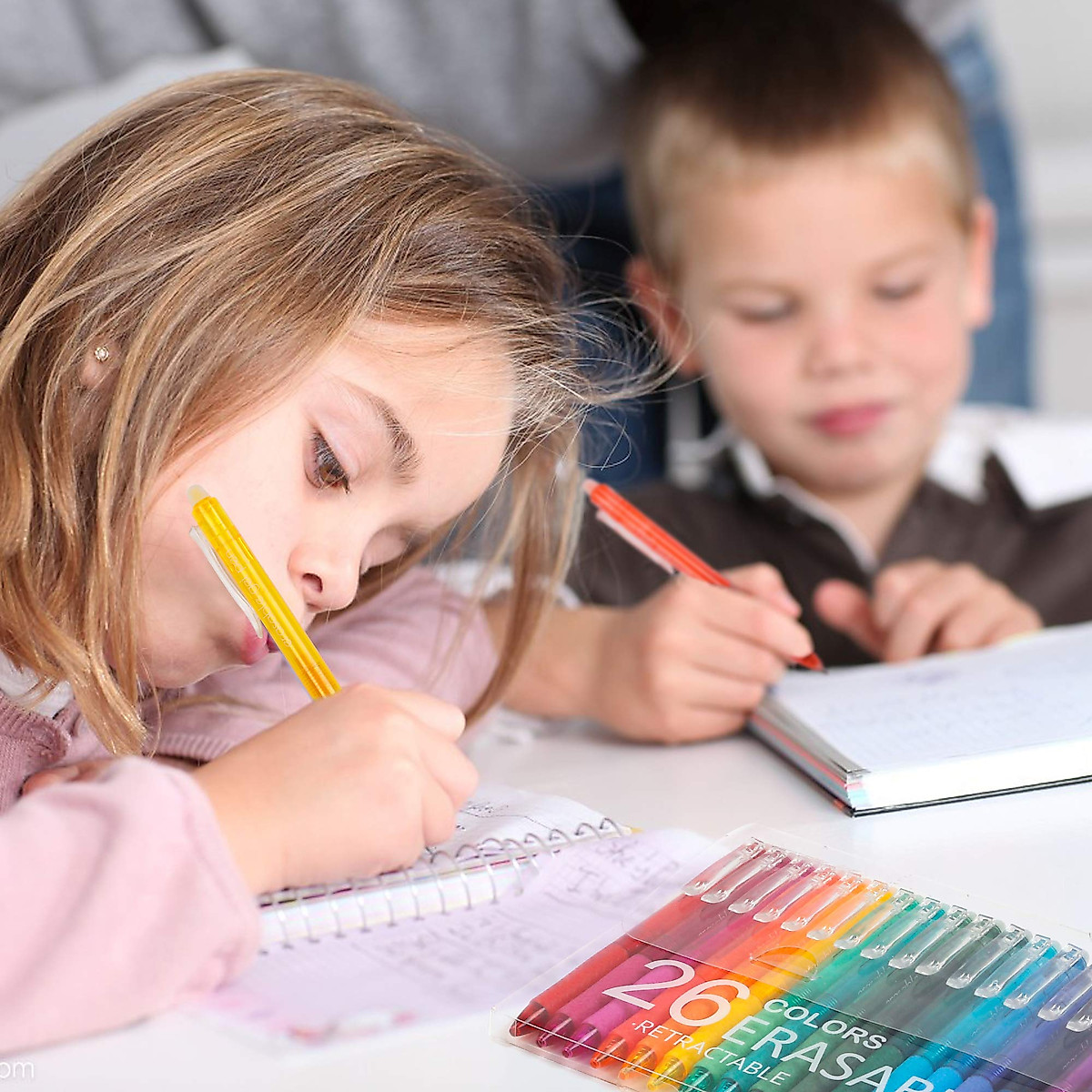 Vanstek 22 Colors Retractable Erasable Gel Pens Clicker, Fine Point(0.7), Make Mistakes Disappear, Premium Comfort Grip for Drawing Writing Planner and Crossword Puzzles