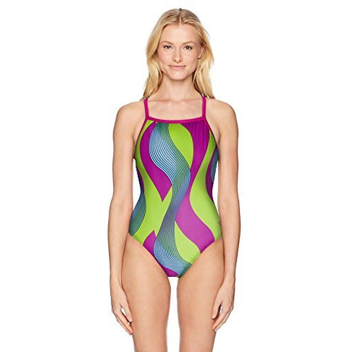 Speedo Women's Swimsuit One Piece ProLT Propel Back Printed - Manufacturer Discontinued