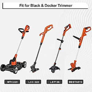 GreatBuddy 3-Pack AF-100 Weed Eater Spool Compatible with Black Decker String Trimmers, 30ft, 0.065-Inch