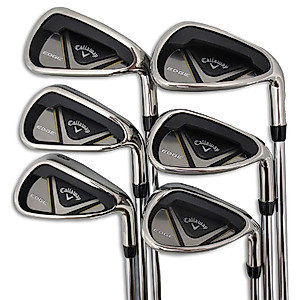 Callaway Mens Left Hand Golf Club Set Regular Flex Complete Driver, Fairway Wood, Hybrid, Irons, Putter, Stand Bag LH Lefty