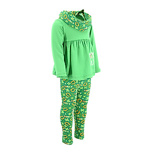 Unique Baby Girls 3 Piece St Patricks Day Lucky Girl Outfit (5Y, Green)