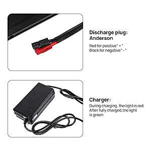 QWW 48V13AH 1400W Electric Bicycle Battery with Waterproof Bag and Charger