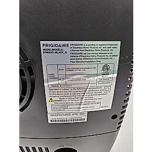 Frigidaire Retro Mini Beverage/Skincare Cooler Holds 12 cans or 9 liters Black EFMIS351-BK (Renewed)