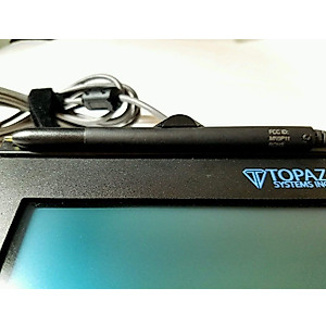 TOPAZ SignatureGem T-LBK462-HSB-R 1X5 Backlit LCD Signature Capture Pad USB Connection (Renewed)