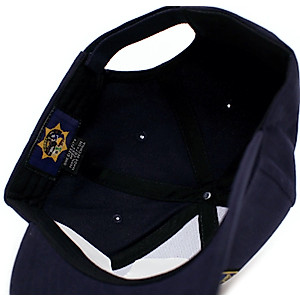 California Highway Patrol Eureka Badge Applique Hat Cap Adult One-Size Multi (Navy)
