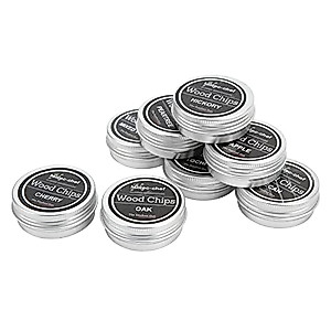 VGEBY 8PCS Smoking Wood Chips, Whiskey Wood Chips Cocktail Smoker Kit for Beginners Professional Bartenders