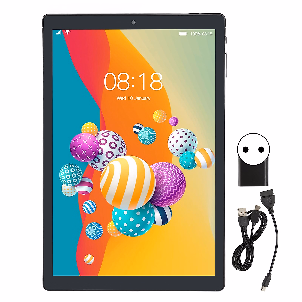 10.1 Inch Tablet Tablet,10.1 Inch Tablet MT6592 10 Core 5G WiFi for 12 6GB 128GB 200W 500W 1960x1080 8800mAh Black Callable Tablet 100?240V