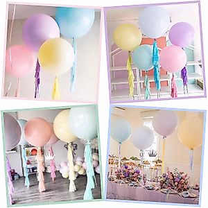 30pcs Pastel Balloons 18 inch Large Pastel Balloons Big Round Pastel Jumbo Latex Balloons for Easter Birthday Wedding Baby Shower Decorations