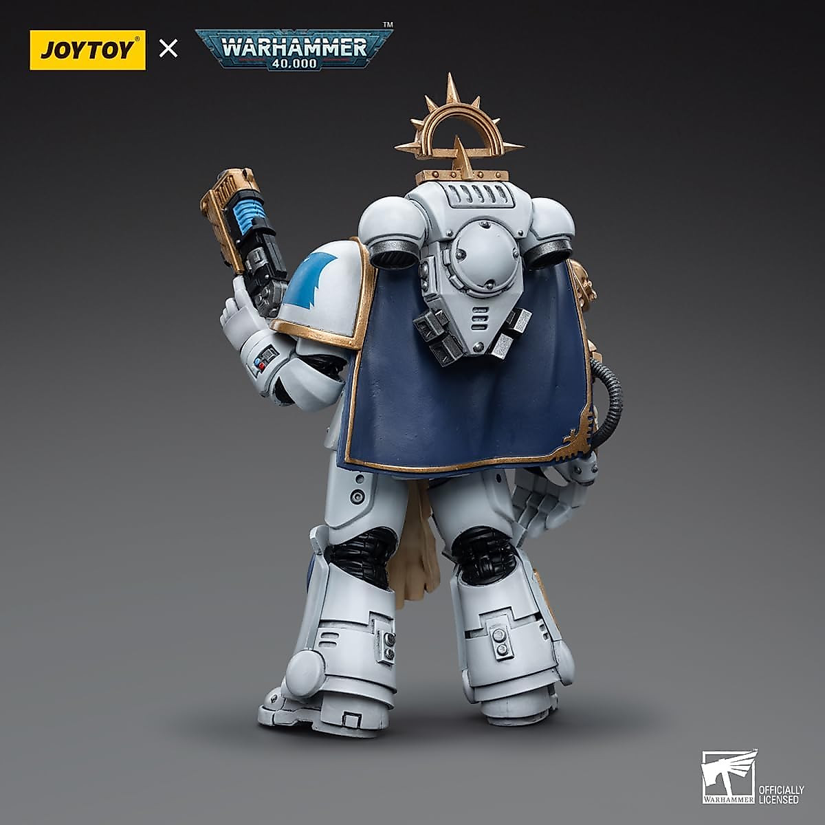 LEBOO JoyToy × Warhammer 40k Space Marines White Consuls Captain Messinius 1/18 Action Figure Joy Toy Figures
