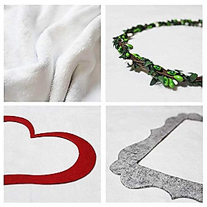 Prazoli White Baby Milestone Blanket Unisex - Baby Month Blanket Gender Neutral