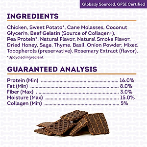 Treatly Soft Baked Goodies Chicken & Sweet Potato w/Collage Dog Treats - 5oz/1 Pack