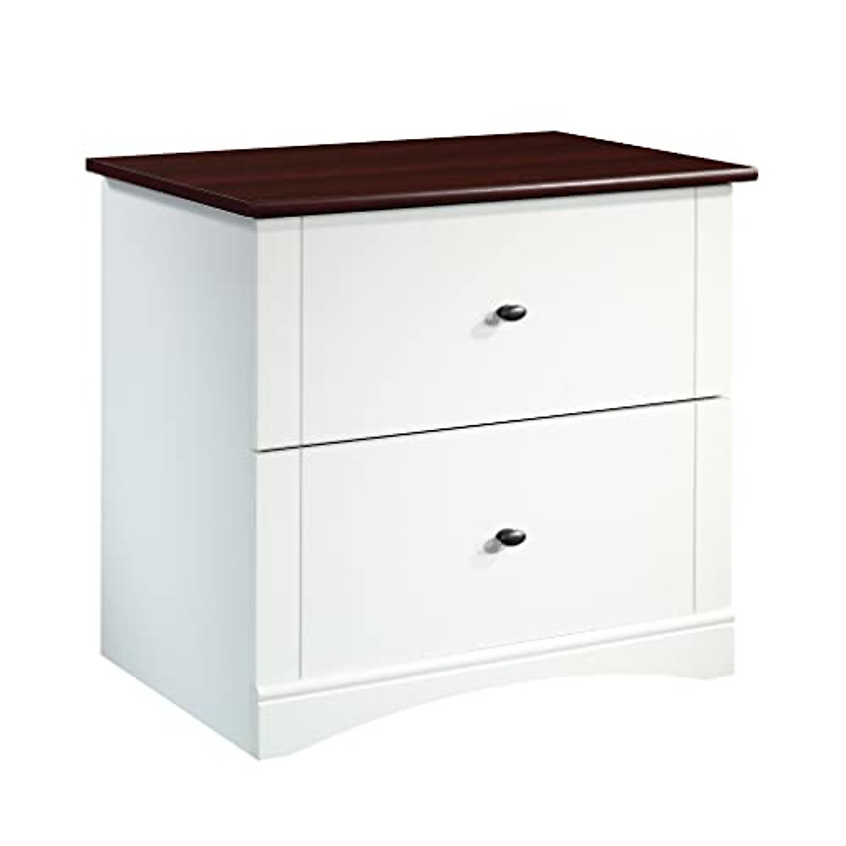 Sauder Miscellaneous Office Lateral File, L: 32.05" x W: 21.97" x H: 29.012", Soft White Finish