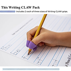 The Pencil Grip Writing CLAW, Sample Pack, 2 Each of Three Sizes - TPG-21123