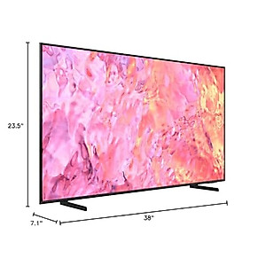 SAMSUNG QN43Q60CAFXZA 43 Inch QLED 4K Quantum HDR Dual LED Smart TV with an Additional 1 Year Extended Amber Protection (2023)(USED)