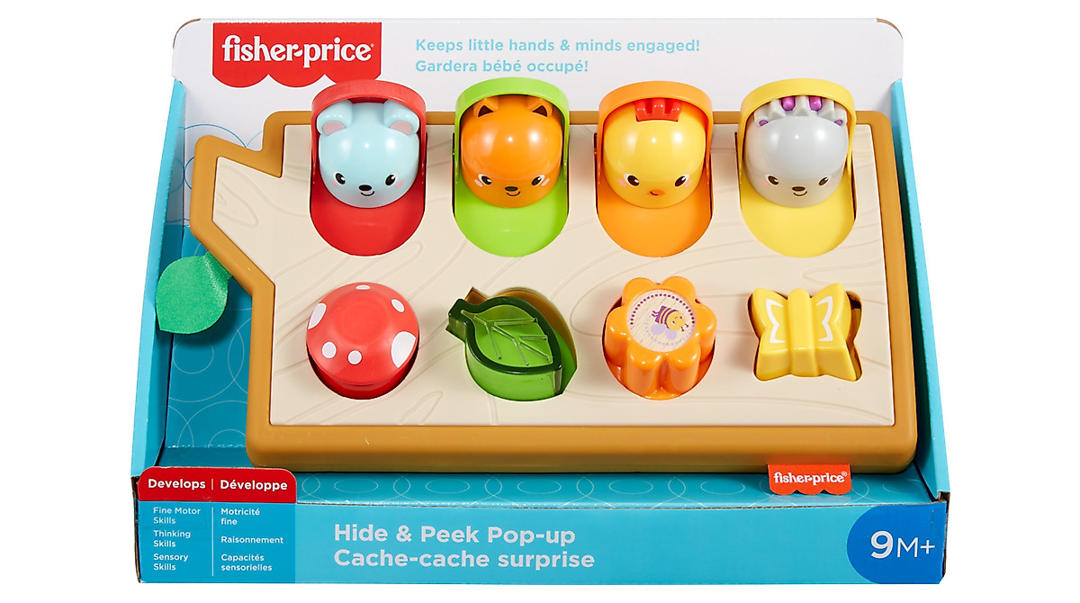 Fisher-Price Hide & Peek Animal Toy for Babies