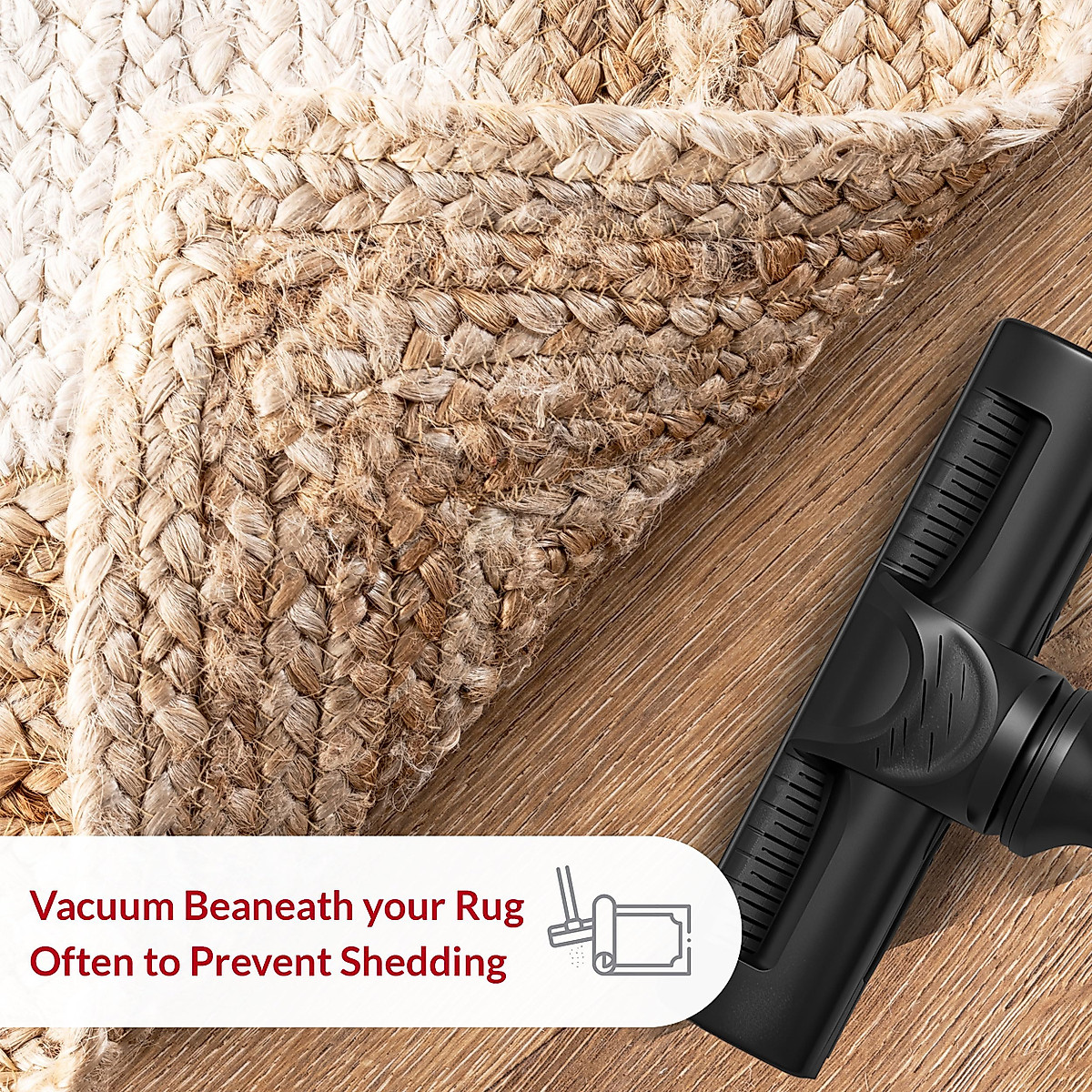 nuLOOM Eleonora Casual Jute Area Rug, 6x9, White