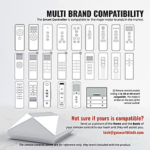 Go Smart Bridge Home Automation Hub for Motorized Blinds Compatible with Alexa, Google Home, IFTTT, Control4, Siri; Remote, App & Voice Control