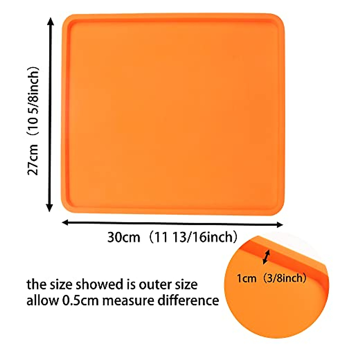 BAKER DEPOT 2 pcs Swiss Roll Cake Mat Pad Baking Tool Pastry Tools Silicone Nonstick Baking Rug Mat Silicone Mould