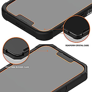 Rokform - iPhone 13 Pro Max Rugged Case + 2-Pack Screen Protector Kit (Clear)