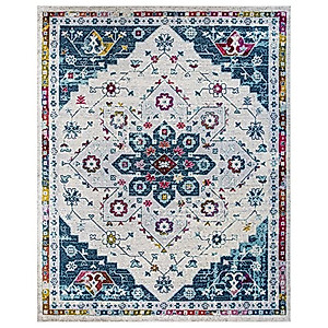 Signature Loom Natalie Oriental Area Rugs, 8x10 - Persian Area Rugs for Living Room - Gorgeous Turkish Carpets and Rugs for Bedroom - Kashan/Heriz/Kirman/Tabriz/Turkish