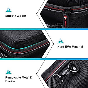 XANAD Hard Case for Sony Alpha ZV-E1/ZV-E10/ZV-E10L/ ZV-1/ZV-1F Camera Vlogger Accessory Kit Tripod (GP-VPT2 BT) and Microphone - Carrying Storage Bag