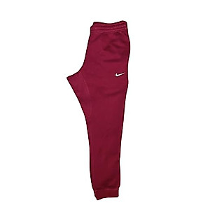 Nike Men's Sportswear Club Jogger Sweatpant, Pomegranate/Pomegranate/White, L Regular US