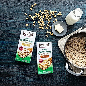 Jovial Organic Gluten Free Dairy Free Vegan Mac - Gluten Free Vegan Pasta, Whole Grain Pasta, Organic Pasta, Vegan Gluten Free Mac, Award Winning Taste, Made in Italy - 6 Oz