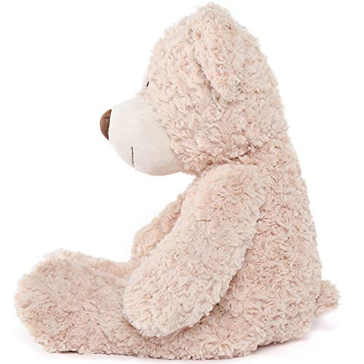 Tezituor Brown Beige Teddy Bear Stuffed Animal - 24 inches Teddy Bear Plush Toy for Boys and Girls