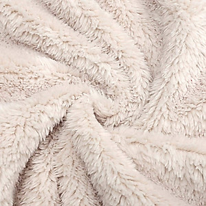 Baby Boy's Fleece Snowsuits 0-12 Months Toddlers Cute Bear Cartoon Jumpsuits Winter Hooded Rompers with Zipper Closure Beige 3-6M